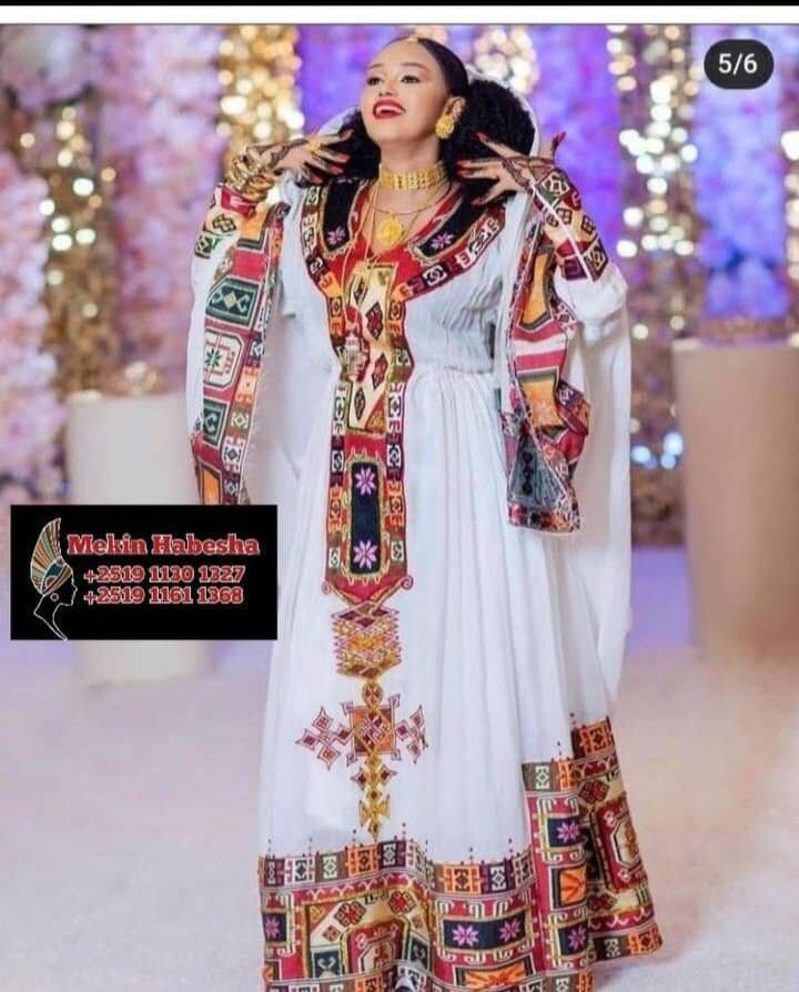 Eritrean and Ethiopian habesha traditional dress - East Afro Dress ...