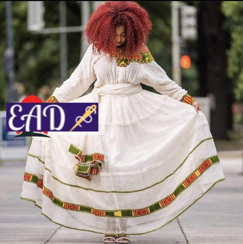 Eritrean and Ethiopian habesha traditional dress - Habesha dress