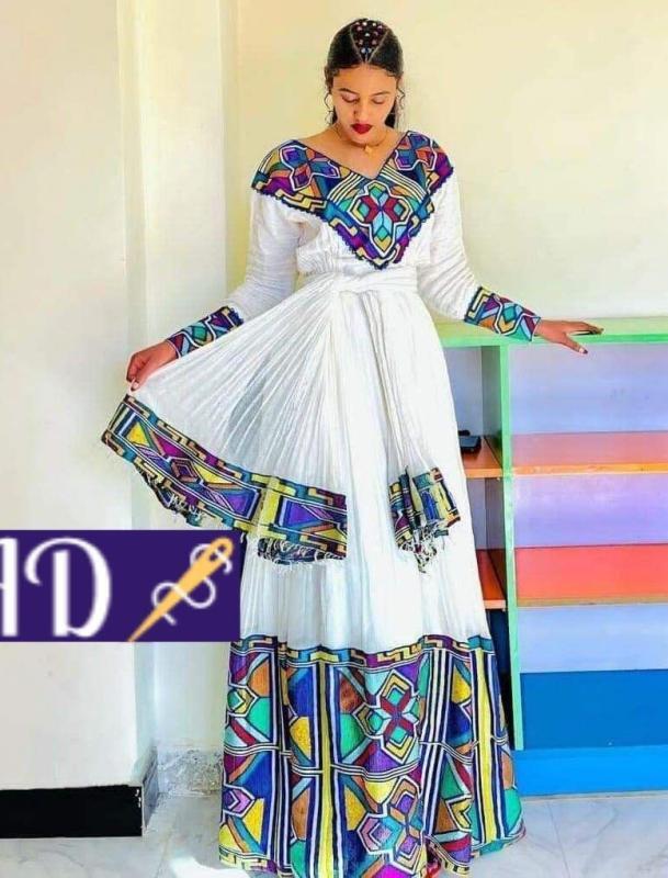 Eritrean and Ethiopian habesha traditional dress - Habesha dress ...